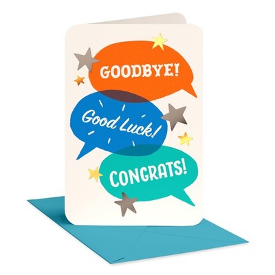 American Greetings Going Away Goodbye Card, Farewell and Good Luck Card ...