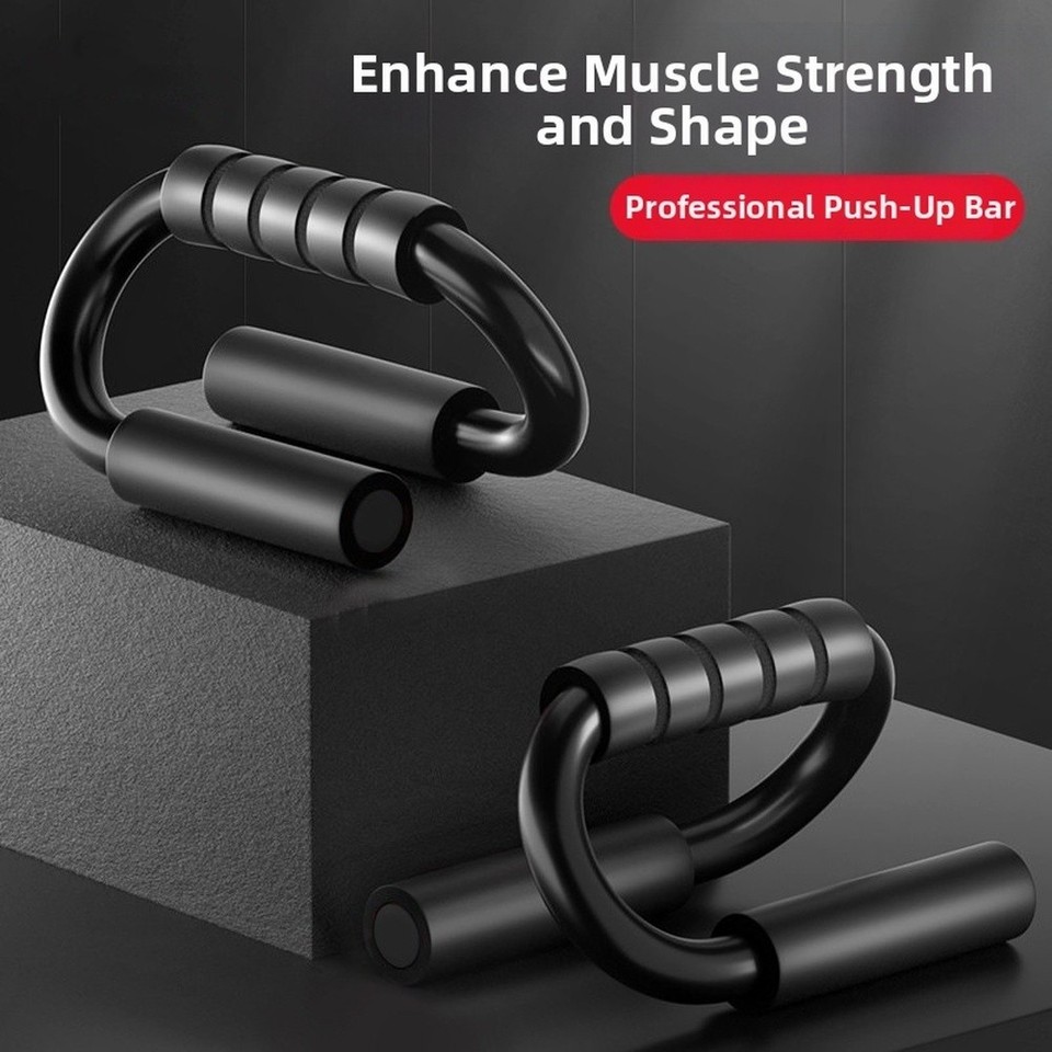 S-Shape Handle Push-up Stand Ergonomic S-shaped Design Thickened Steel ...