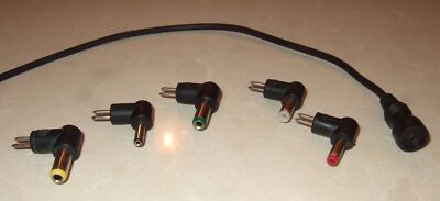 New Lot 5 Adaptaplug Universal AC DC Adapter Tip W/ Power Cord Pin ...