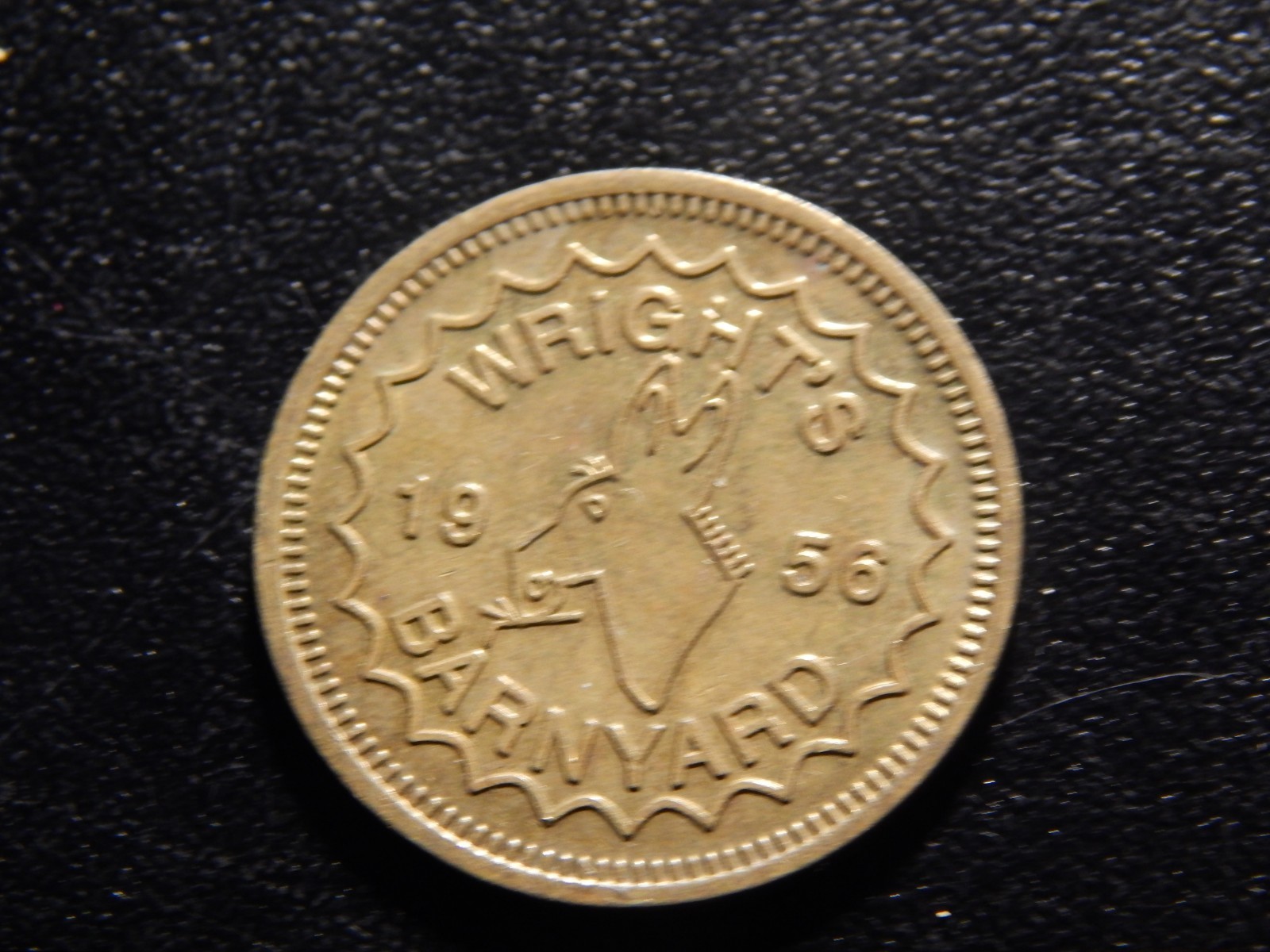 1956 WRIGHT'S BARNYARD HOLLYWOOD PARK 2001 TOKEN! ZZ912XUX | eBay