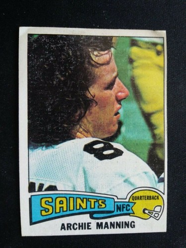 1975 Topps Football Card # 135 Archie Manning - New Orleans Saints | eBay