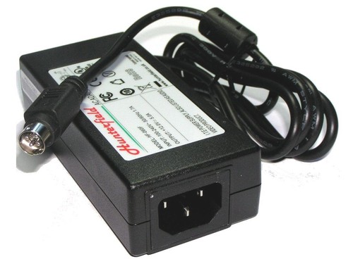 12V 5A (60W) AC Adapter For AvTex TVs, 4-Pin Output Plug, Include Power ...