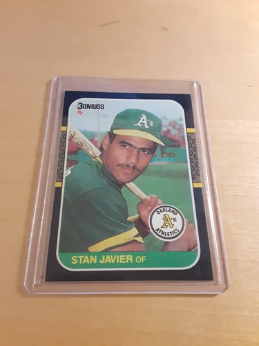 1987 Donruss #590 STAN JAVIER Oakland Athletics Baseball Cards ...