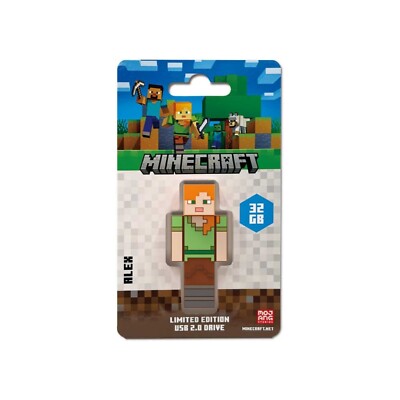 Verbatim Minecraft Mojang Limited Edition Alex USB 2.0 Drive 32GB PC ...