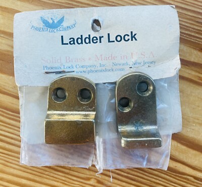 Pheonix Lock Company #136-B Solid Brass Ladder Lock | eBay