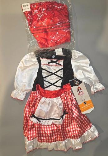 Girls Toddler Lil Red Riding Hood 2 Piece Costume Size 2-3T NWT | eBay