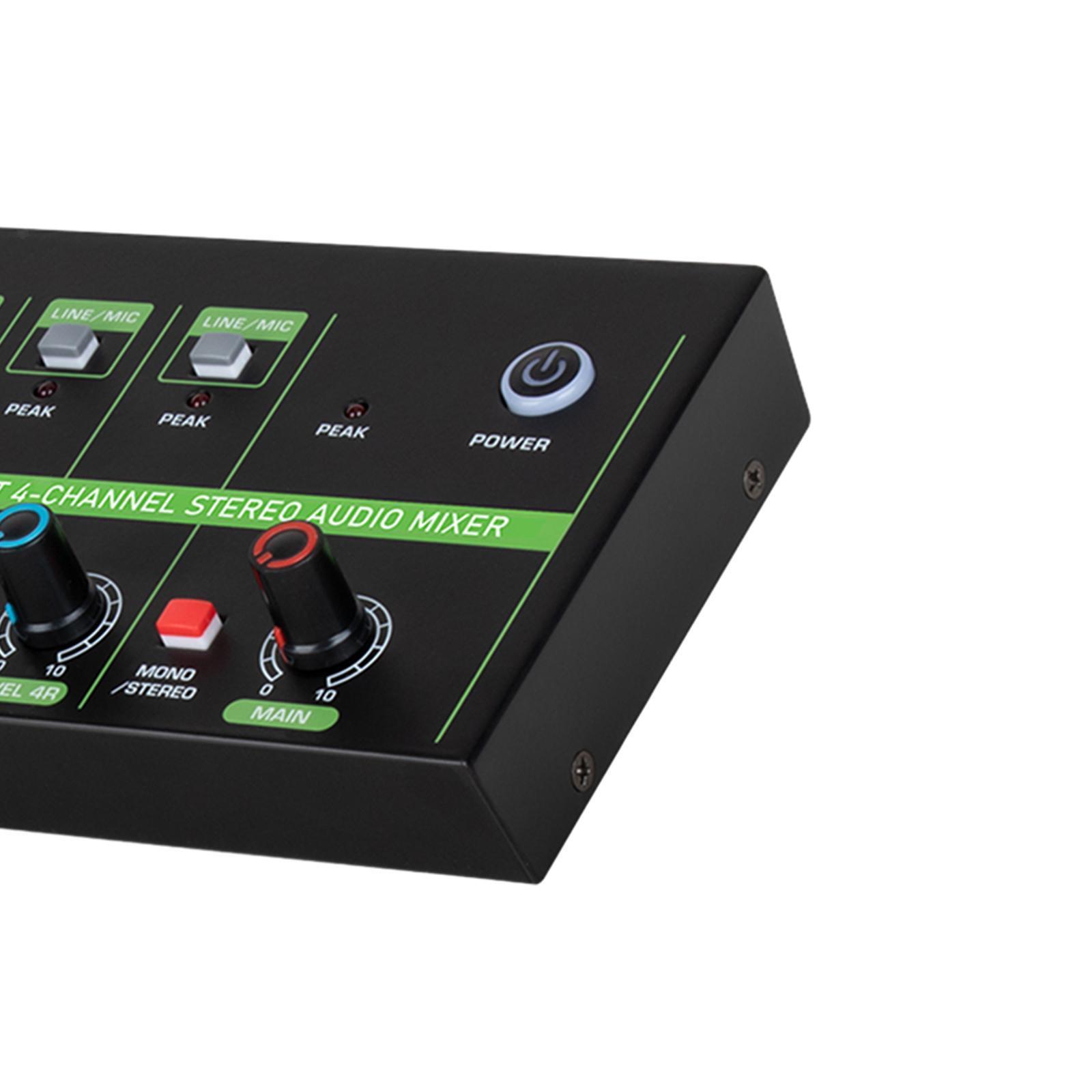 Mini Audio Mixer Portable Audio Mixer for Live Studio Small | eBay UK