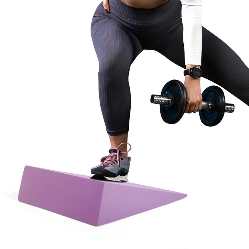 Squat Wedge Block Yoga Wedge Block Slant Board Calf Stretcher | eBay ...