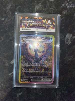Pokémon TCG Prismatic Evolutions Umbreon EX 161/131 Ace Graded | eBay UK