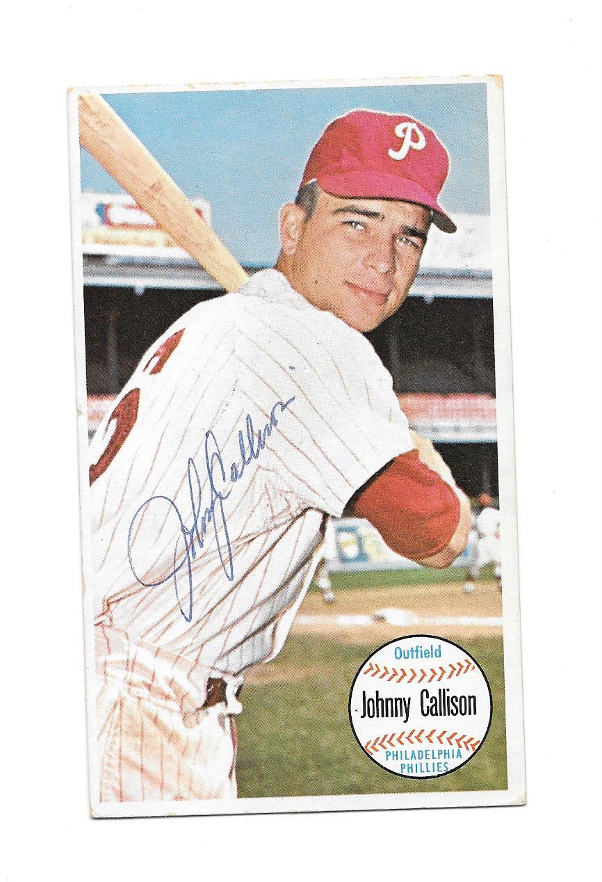1964 Topps Giant # 36 Johnny Callison Autograph / Signed Card PSA/DNA ...