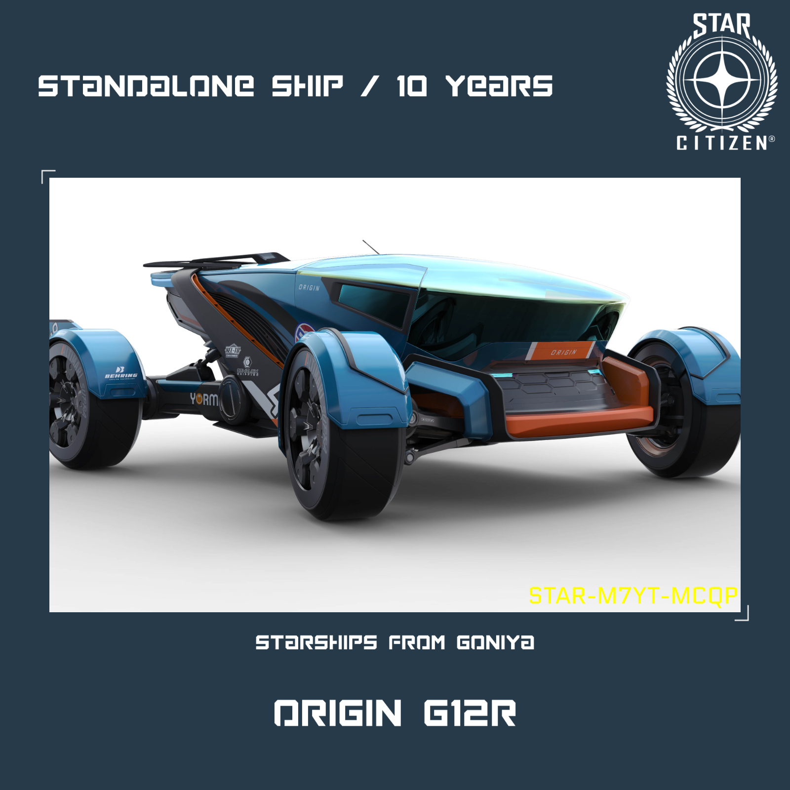 STAR CITIZEN - ORIGIN G12R - 10 YEARS INSURANCE | eBay