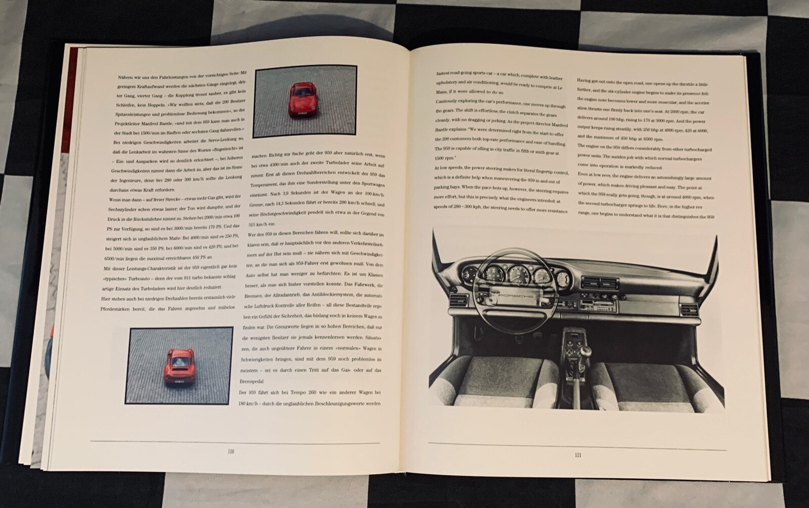 SIGNED HELMUTH BOTT & MANFRED BANTLE PORSCHE 959 ART & CAR EDITION ...