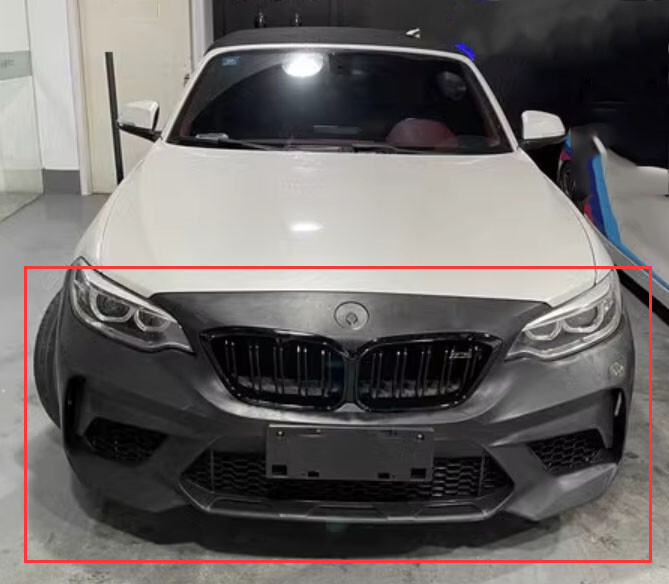Primed Front Bumper Cover Body kit For 2017-2021 BMW 2 Series F22 Mod ...