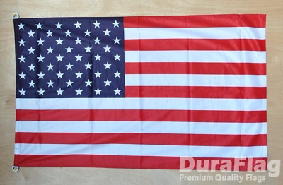 USA UNITED STATES OF AMERICA hard wearing FLAG D RING 18" X 12" 45cm x ...