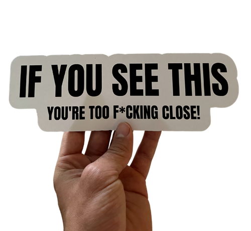 Funny Road Rage Driving Vinyl Bumper Sticker - 3 Pack | eBay