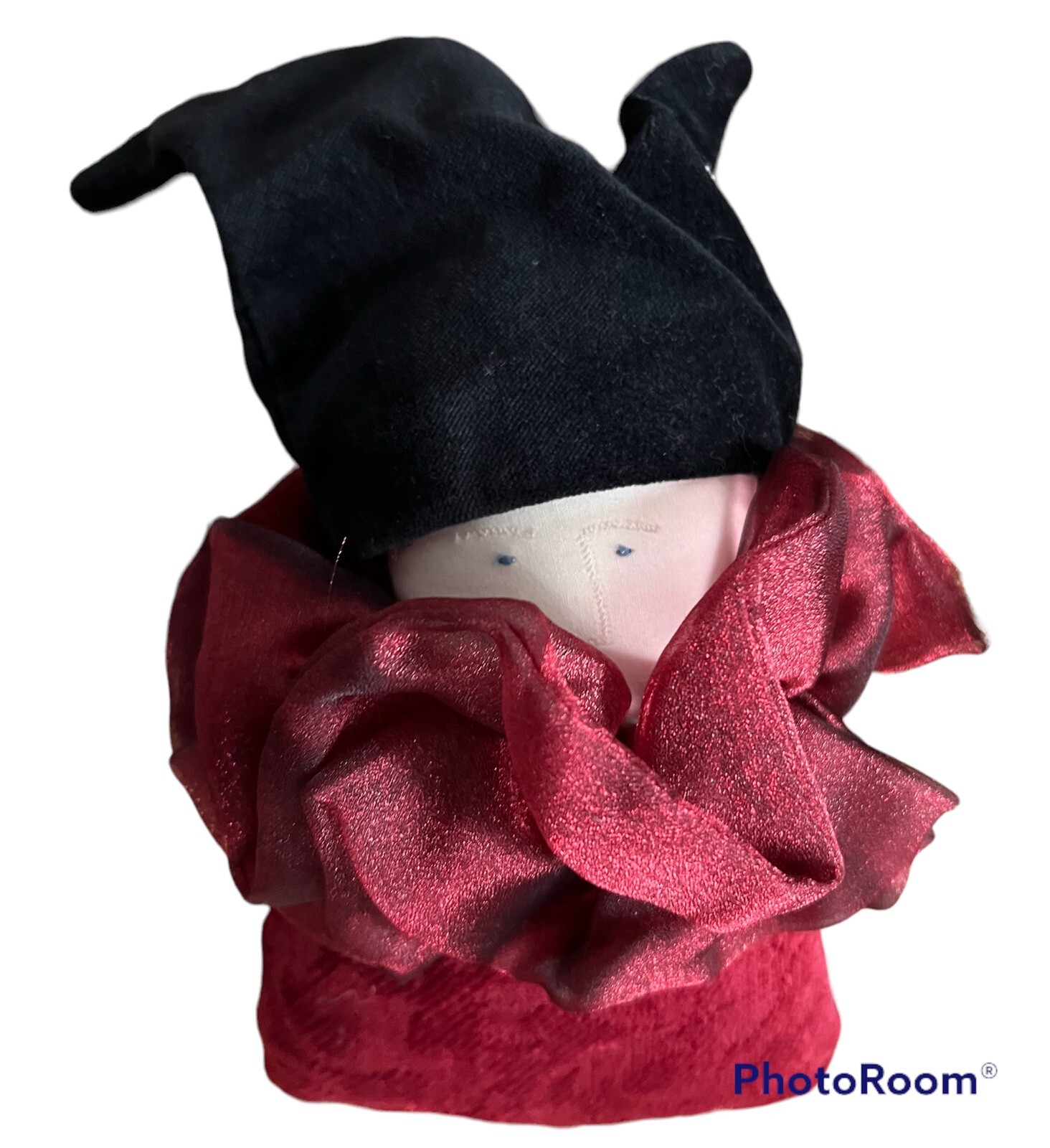 2003 WOOF & POOF CLOWN/JESTER PLUSH/STUFFED DOLL WITH BUTTON ON BACK ...