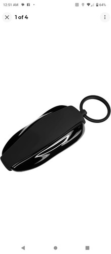 Tesla Model Y Key Band Fob Holder Protector Grey Silicon 2 Rings With ...