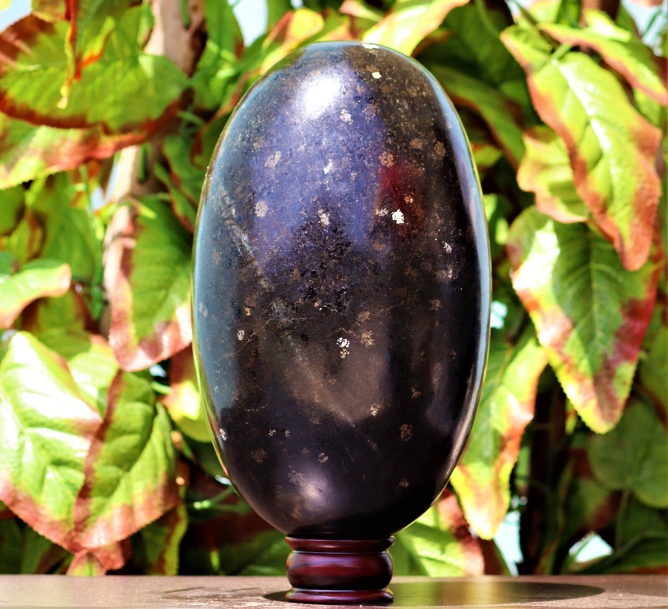 260MM Black Coppernite Crystal Healing Chakra Balance Gemstone ...