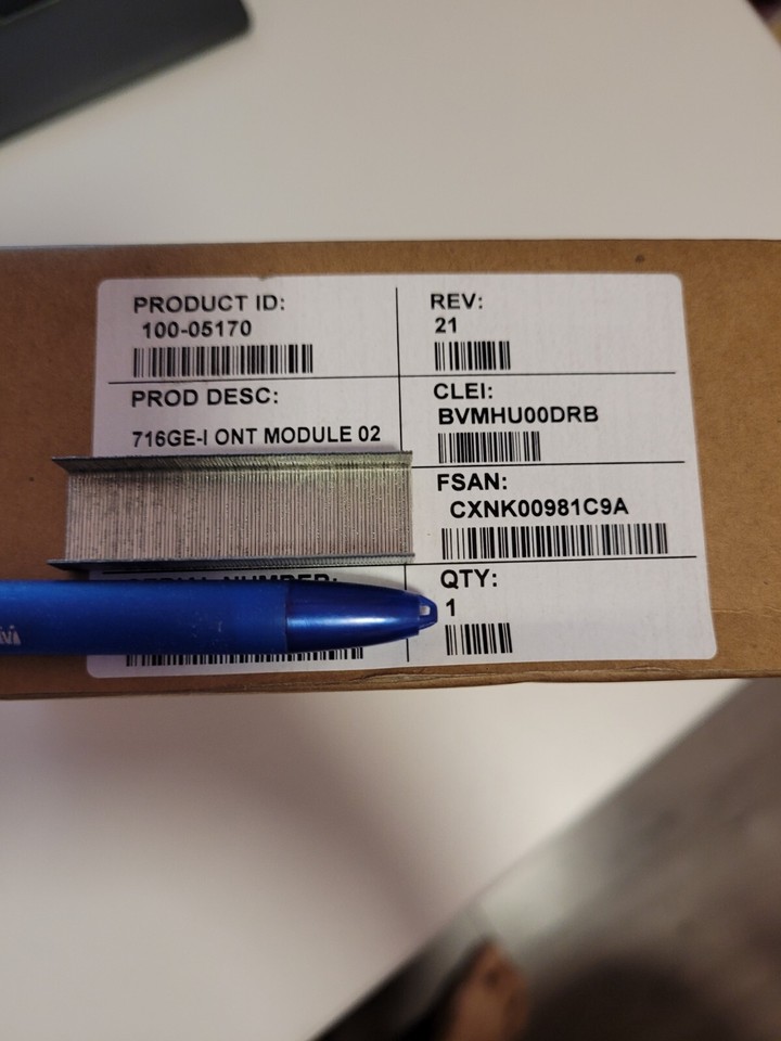 Calix 716GE-I Indoor ONT Optical Network Terminal Router ,With POWER ...