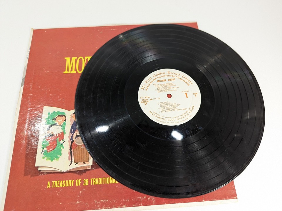 MY FIRST RECORD VOL 1 MOTHER GOOSE LP Golden Record Library BRC-V-1 ...