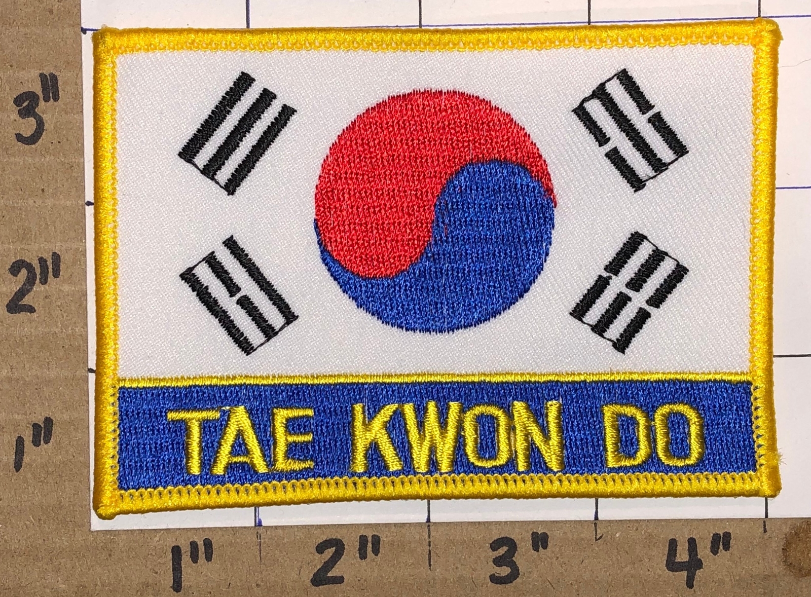 TAE KWON DO TAEKWON DO KOREAN MARTIAL ARTS COMBAT SPORTS CREST PATCH | eBay