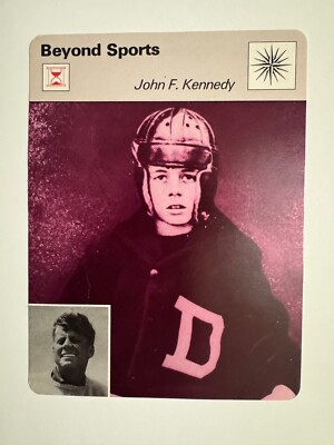 1979 Sportscaster Beyond Sports #101-02 JOHN F. KENNEDY w/surface ...