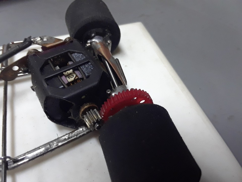 1/24 vintage wing car. brass & wire chassis. X12 tested on wood track ...