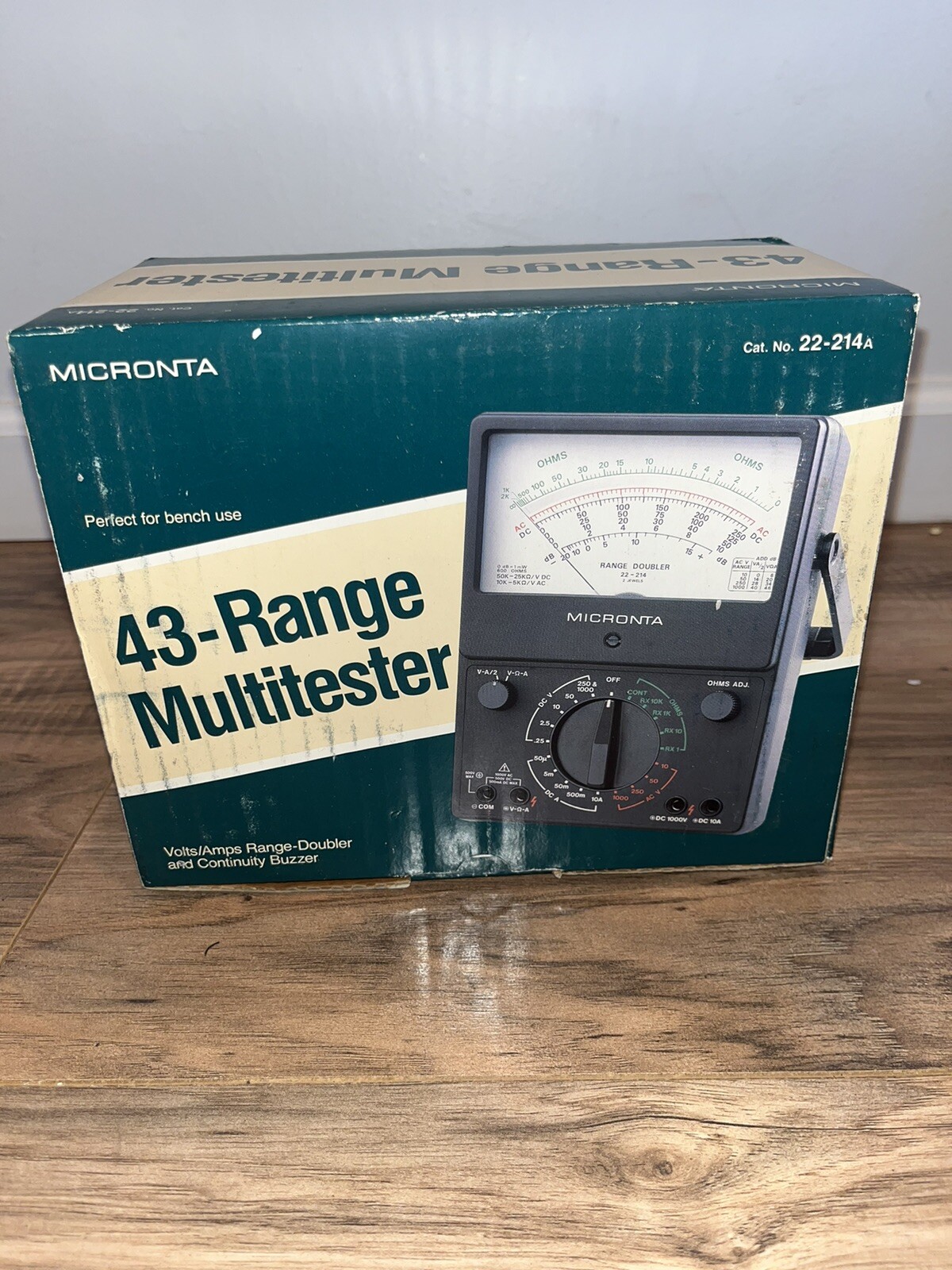 Micronta Multitester Multimeter 43 Range Volts Amps Doubler 22-214 W ...