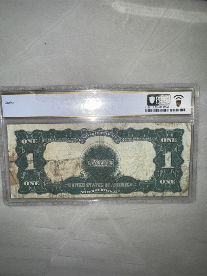 1899 $1 SILVER CERTIFICATE PCIS GRADED 25 with BEAUTIFUL CASE | eBay