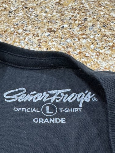 Senor Frogs T Shirt Black Mazatlan Mexico Leopard Heart | eBay