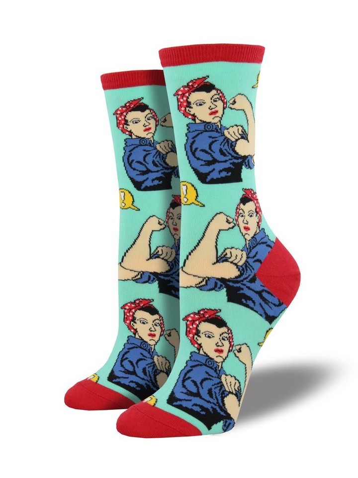 Socksmith Women's Socks Novelty Crew Cut Socks "Rosie" / Choose Your ...