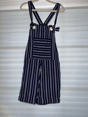 Derek Heart Girls Blue & White Romper Size Sm | eBay