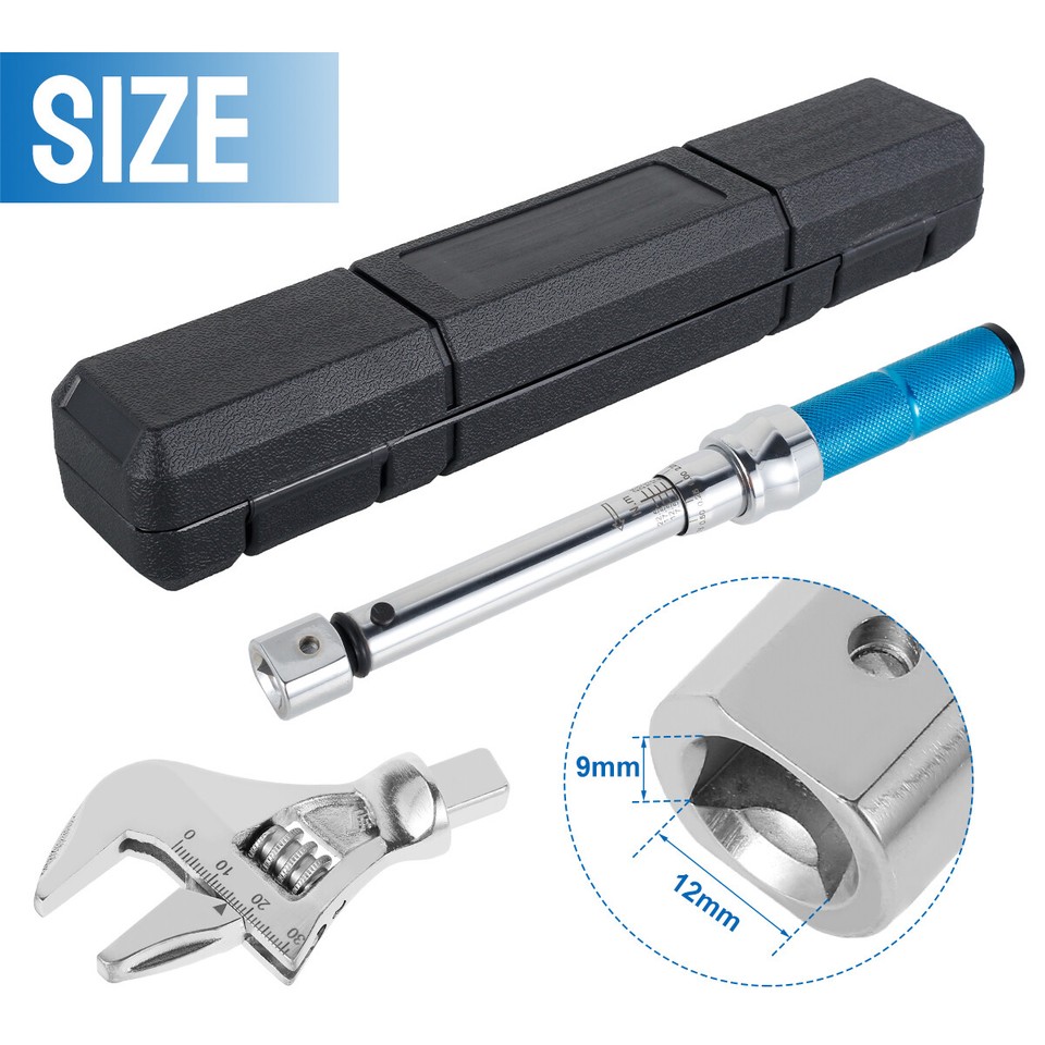 Digital Adjustable Torque Wrench 5-25 NM 30mm Steel Open End Torque ...
