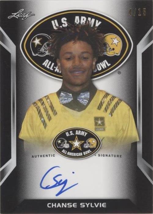 2016 Leaf U.S. Army All-American Bowl Chanse Sylvie #ATA-CS1 for sale ...