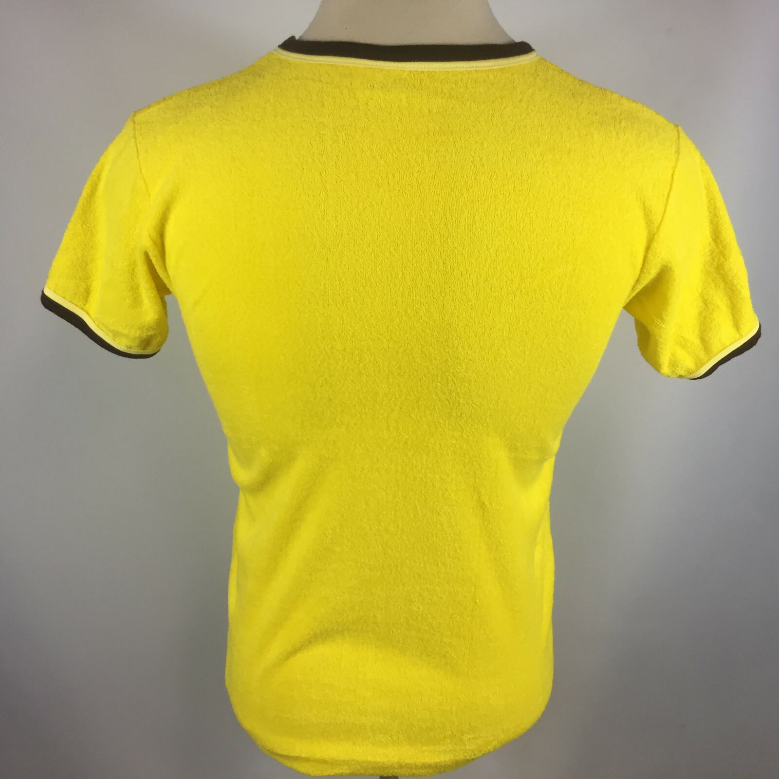 Vintage 70s 80s Terry Cloth Knit Texture Beach Swim S… - Gem