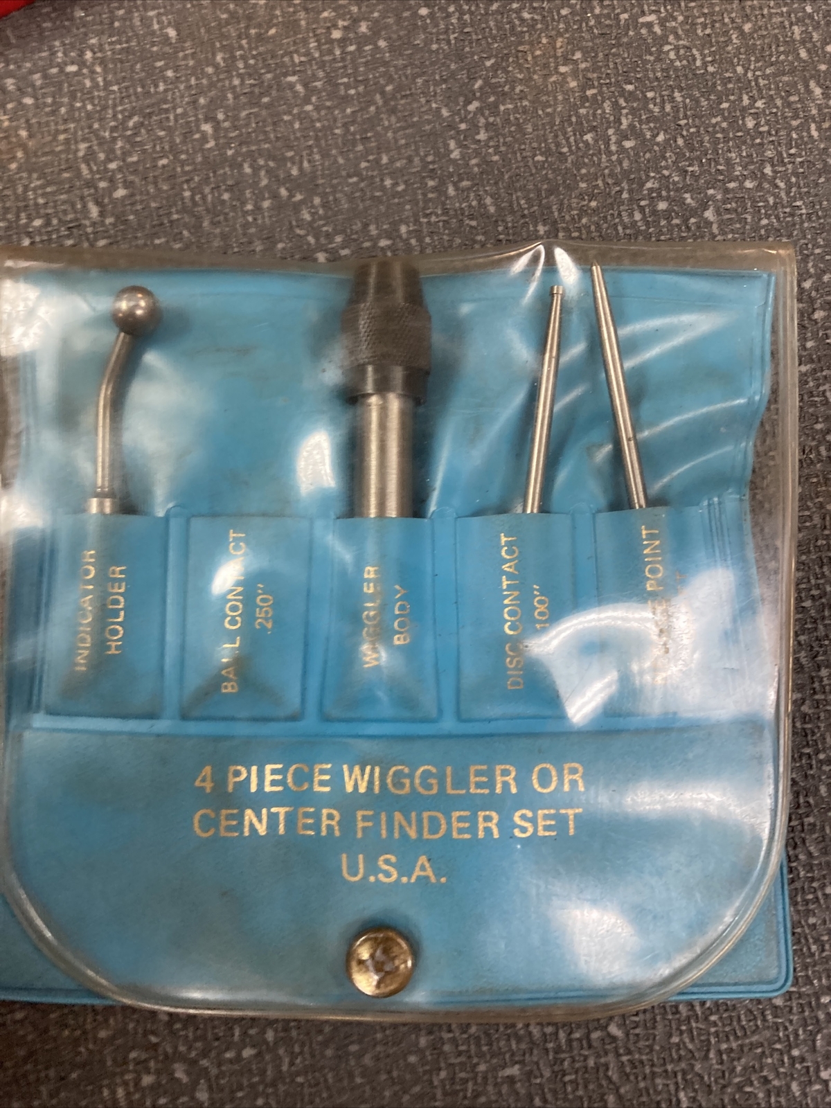 PEC Tools 4 Piece Wiggler Or Center Finder Set U.S.A. USED (MISSING 1/5 ...