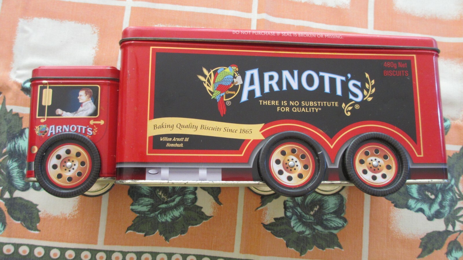 Retro Arnotts Biscuit Tin Red Truck 30.5 cms | eBay Australia