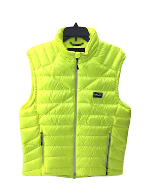 RLX Ralph Lauren Men's, RLX Quilted Down Vest, Saftey Yellow, XXL | eBay