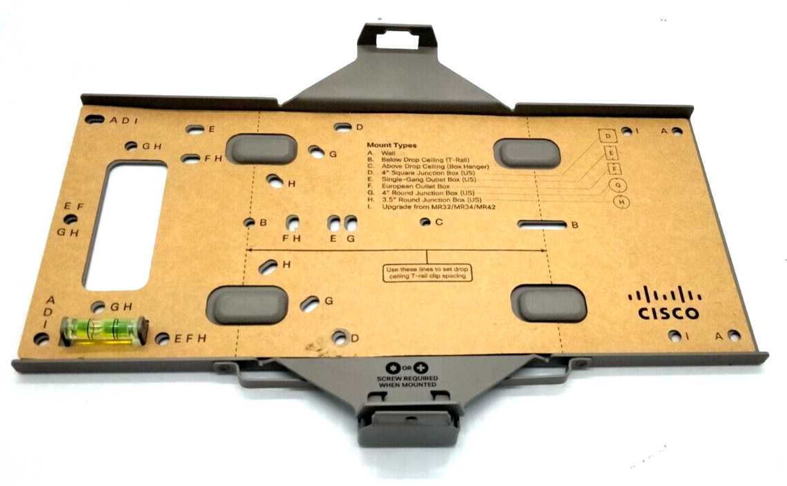 Cisco Meraki Wall Mount Mounting Bracket only for MR52 Wireless Access ...