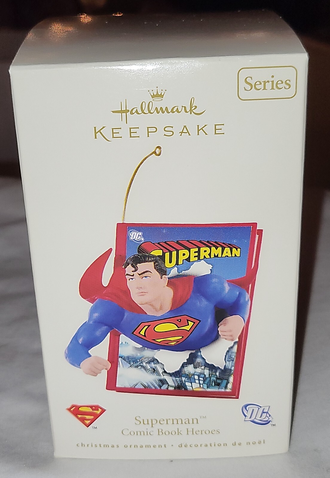 Hallmark Keepsake Ornament COMIC BOOK HEROES SERIES #1 SUPERMAN NEW IN ...