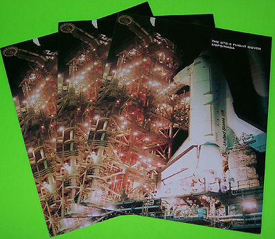 THREE (3) STS-8 1983 OFFICIAL NASA COVER & FOLDERS, FLOWN IN SPACE ...
