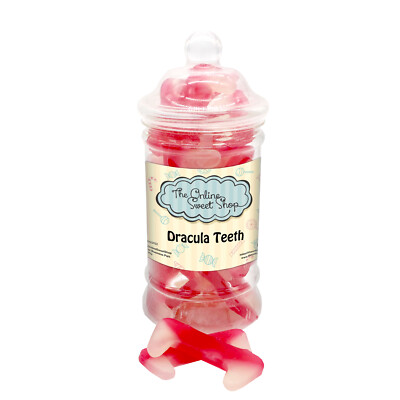 Dracula Teeth Sweets Jar Pick and Mix Candy Retro Party Treats | eBay UK