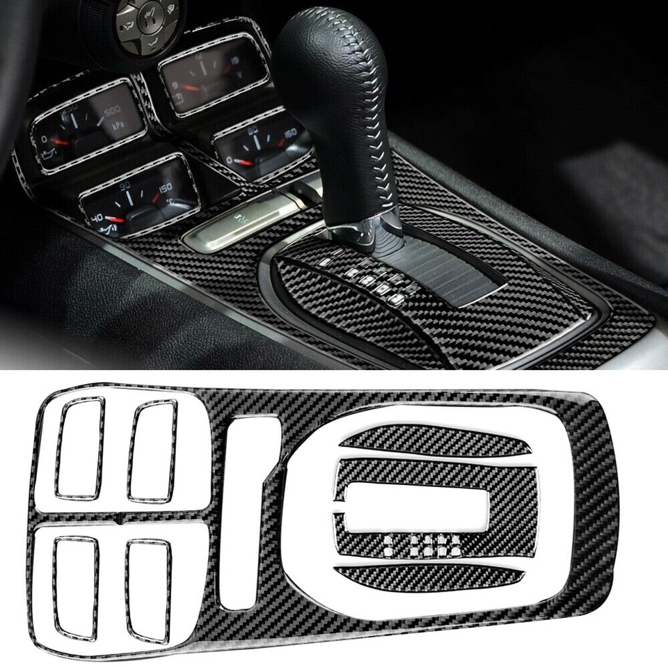 17pcs Carbon Fiber Center Console Sticker Trim Set For Camaro 2010-15 ...