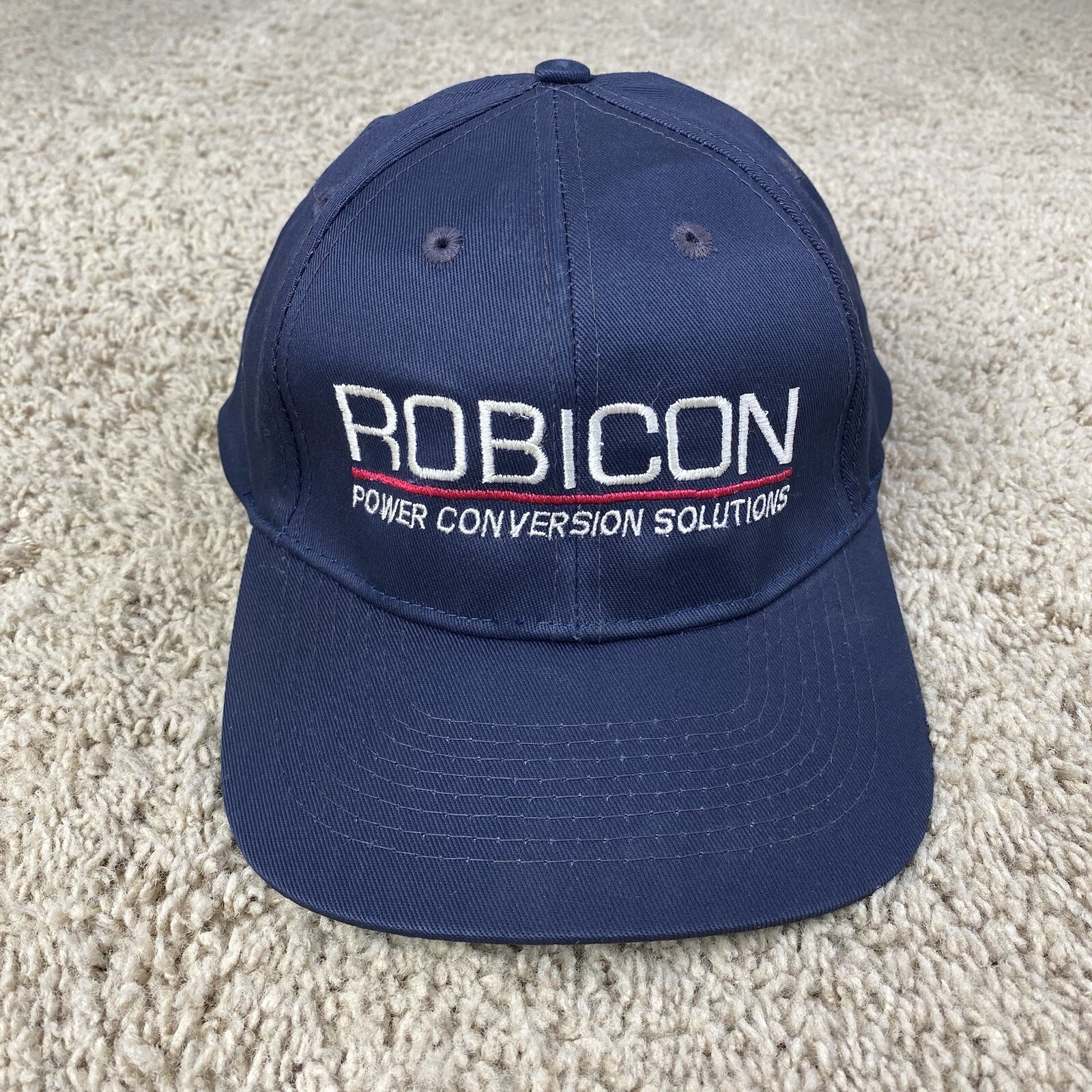 Vtg Toppers Robicon Power Conversion Solutions Hat Bl… - Gem