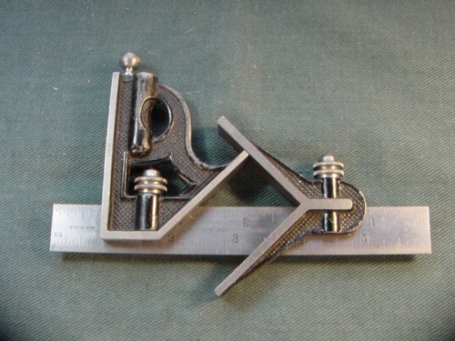Vintage Starrett 6 Inch Combination Square with Center Head Machinist ...