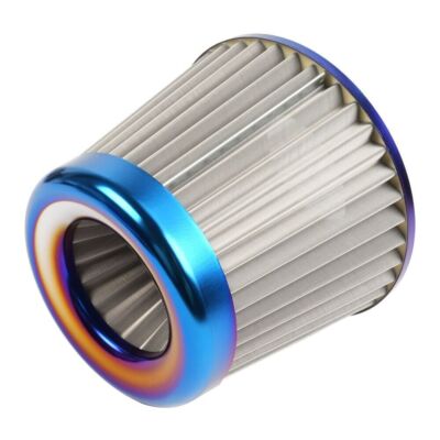 3"76mm STAINLESS High Flow Inlet Cold Air Intake Cone Replacement Dry ...