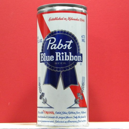 Pabst Beer 16 oz Can Glued Steel Seam Coin Bank Can 5 City Wisconsin S ...