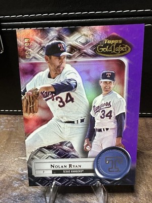2022 Topps Gold Label - Nolan Ryan #12 Class 1 Purple /99 | eBay