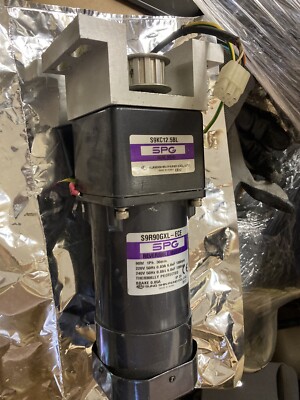SPG reversible motor S9R90GXL-ECE & Gear Head S9KC12.5BL Used | eBay