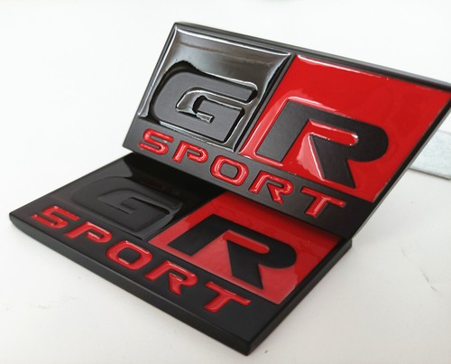 2x 3d GR SPORT Front Hood Grill Decal Rear Emblem Badge for RC RZ ...